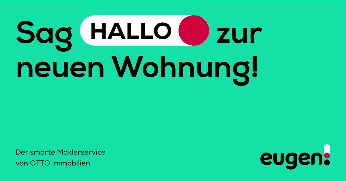 Moderne 2-Zimmer-Wohnung | Online Terminbuchung - eugen!